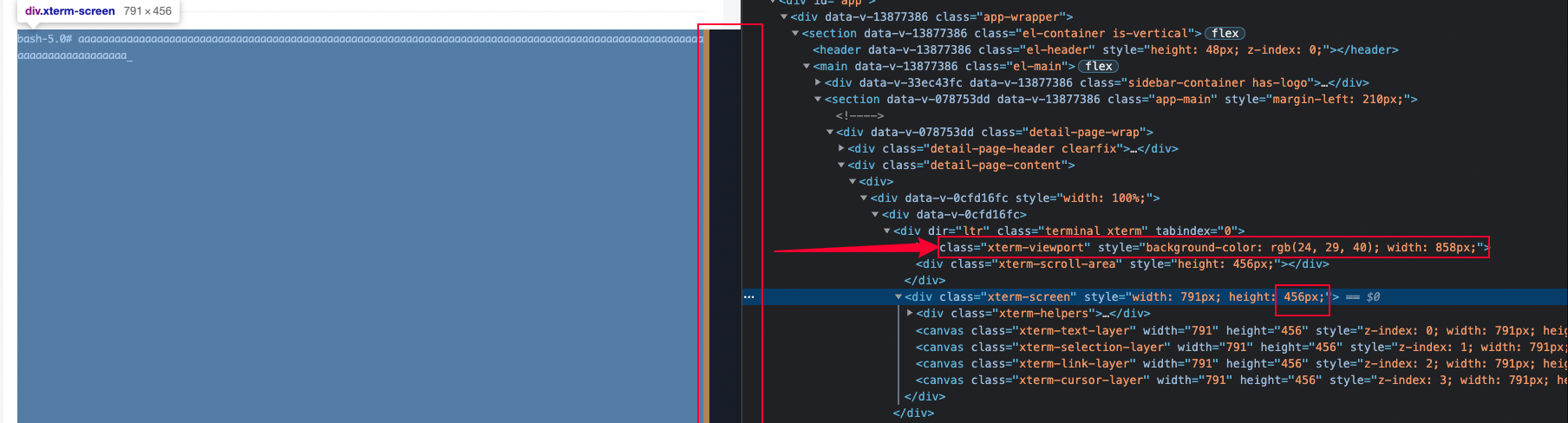 xterm-addon-fit Shrinking the screen doesn't work · Issue #3564 · xtermjs/xterm.js · GitHub