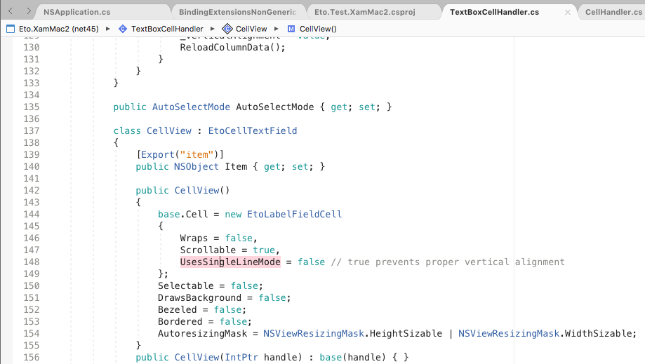 [Mac] TextBoxCellHandler sometimes crashes on macos 10.9.5 · Issue #1623 · picoe/Eto · GitHub