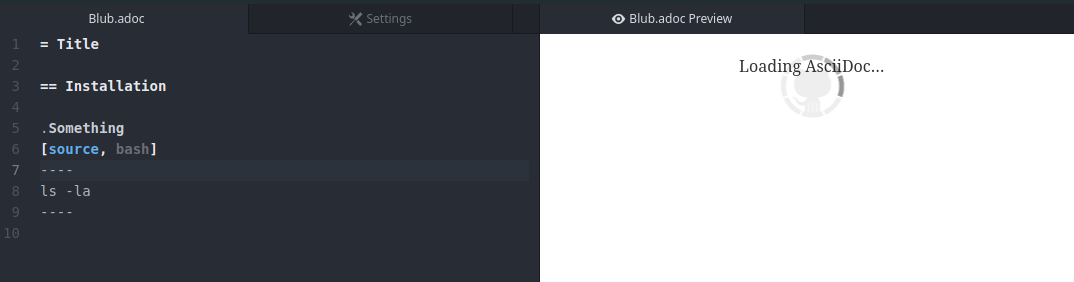 No Preview Due To Broken Syntax Highlighting · Issue 292 · Asciidoctoratom Asciidoc Preview