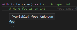 Support type comment for `for` and `with` statement · Issue #1650 ...