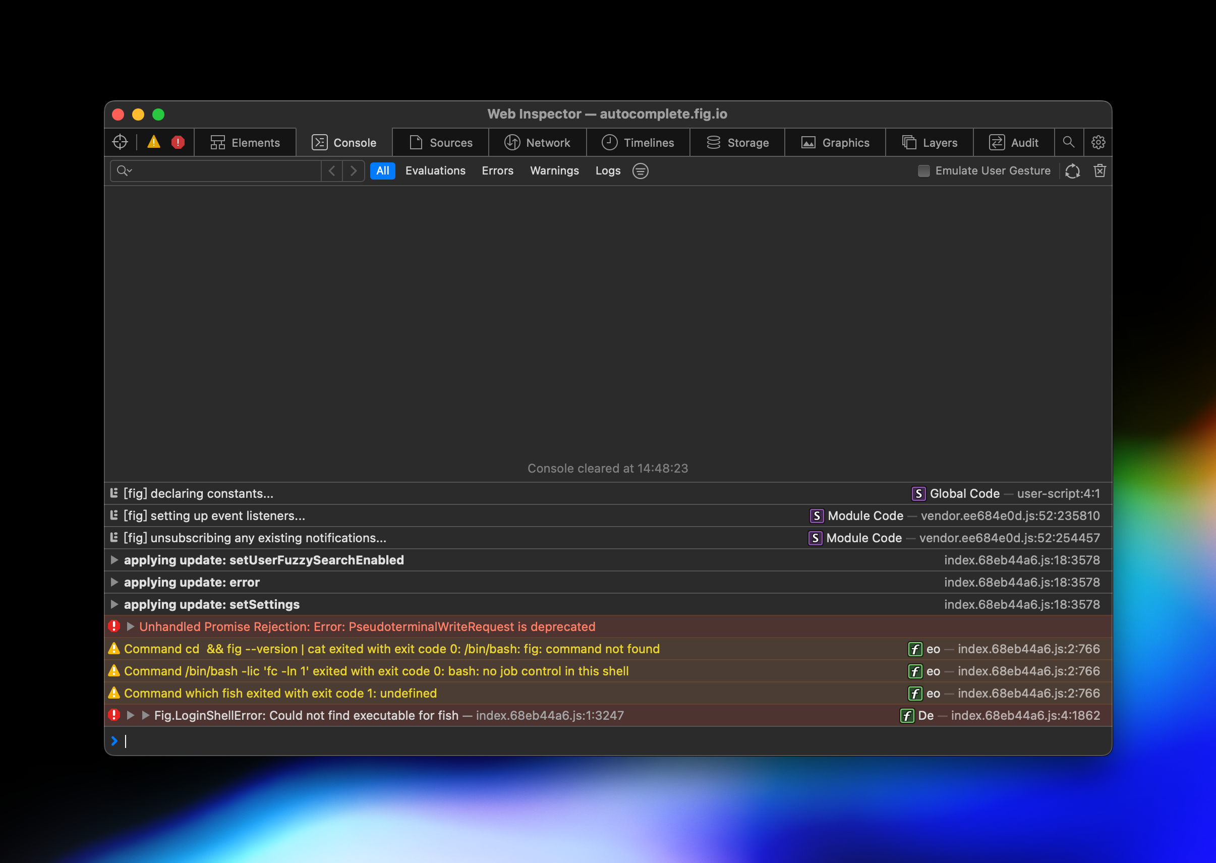 Bug Autocomplete Not Working Anymore Issue 2102 Withfig fig GitHub