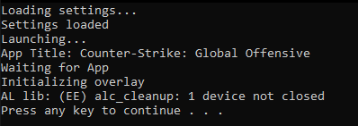 AL lib: (EE) alc_cleanup: 1 device not closed · Issue #393 · RatPoison ...