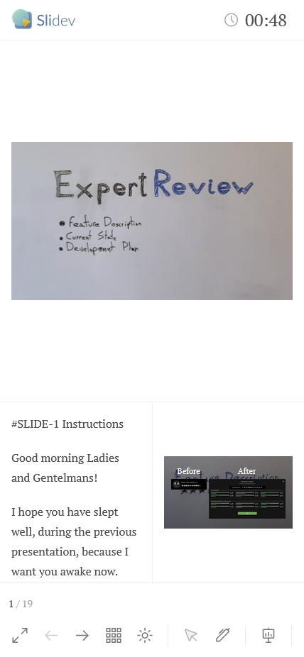 Better Presenter Gui For Phones · Issue 615 · Slidevjs Slidev · Github