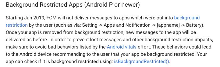 I still get the FCM message well on Android P · Issue #1015 · firebase/quickstart-android · GitHub