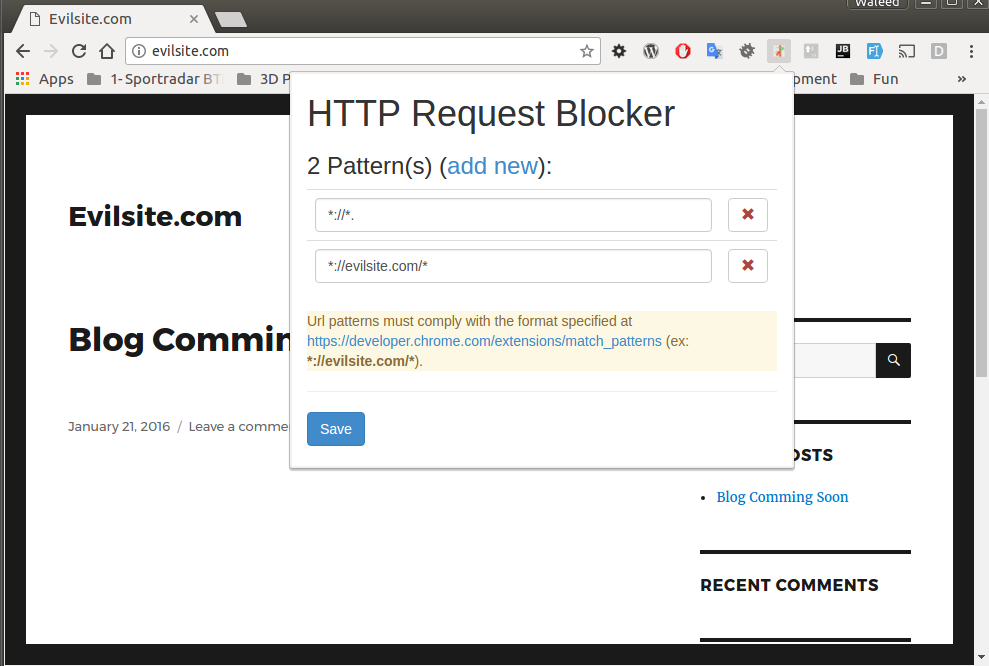 it stopped working · Issue #6 · clupasq/ChromeHttpRequestBlocker · GitHub