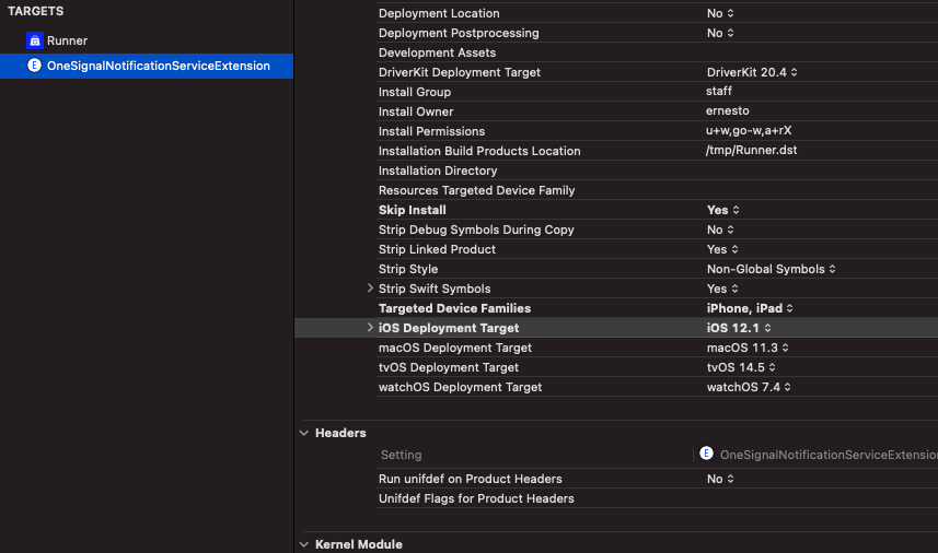 framework not found Pods_OneSignalNotificationServiceExtension Flutter 2.2.3 · Issue #472 ...
