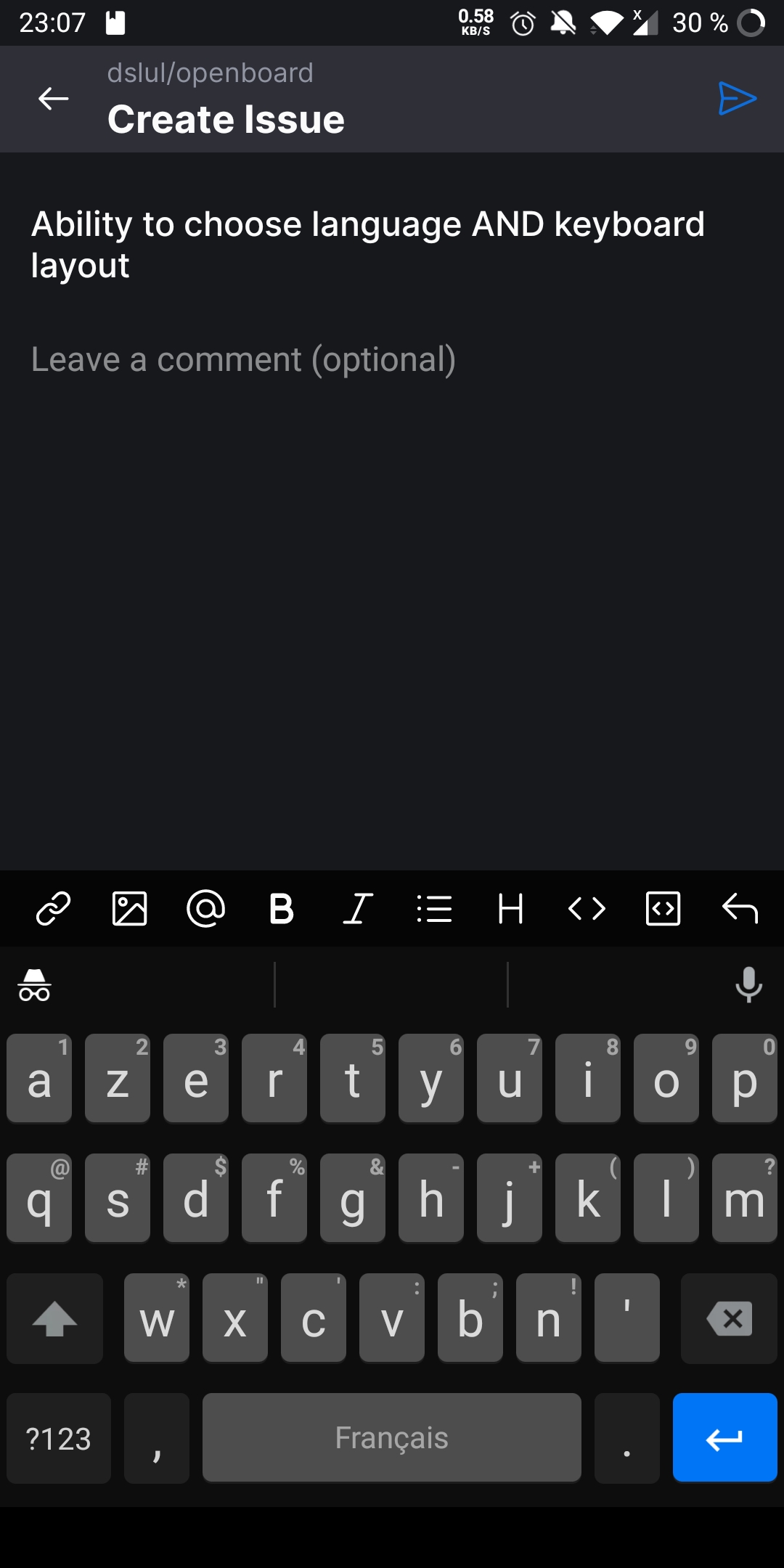 Ability to choose language AND keyboard layout · Issue #240 · openboard-team/openboard · GitHub
