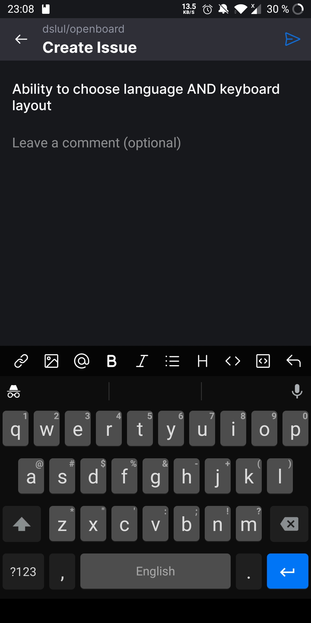 Ability to choose language AND keyboard layout · Issue #240 · openboard-team/openboard · GitHub