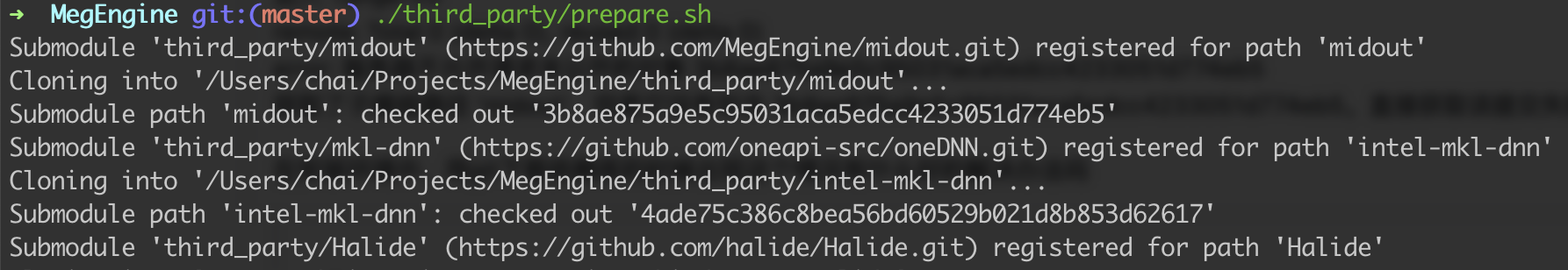 ./third_party/prepare.sh error · Issue #189 · MegEngine/MegEngine · GitHub