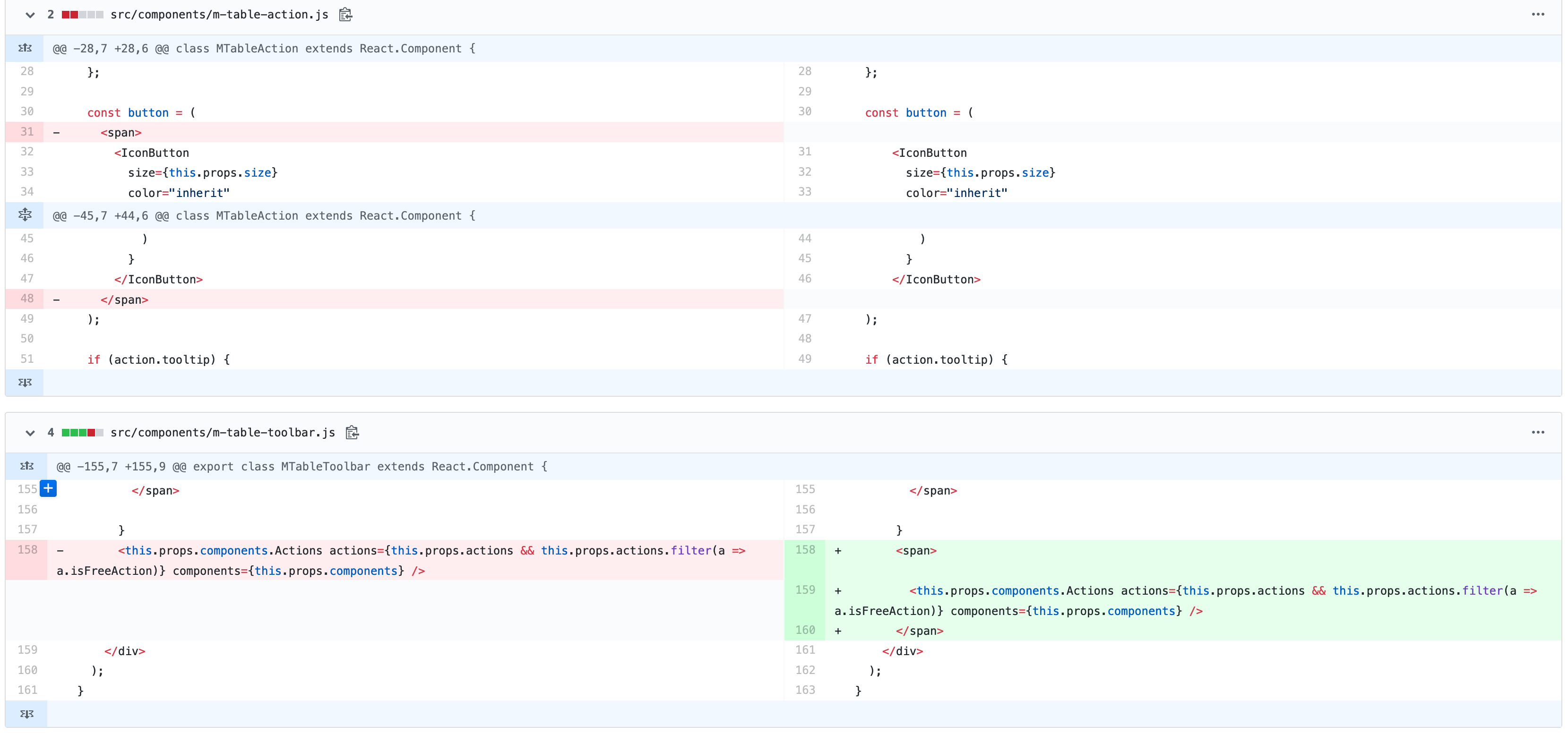 Warning on disabled edit buttons · Issue #1049 · mbrn/material-table · GitHub