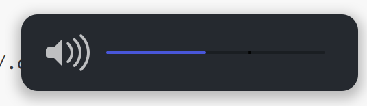 Request: change volume OSD background color to light in light variants ...