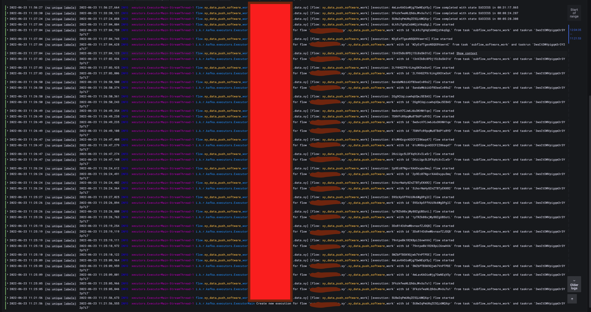 sub flow use wait: true will create many executions · Issue #625 · kestra-io/kestra · GitHub