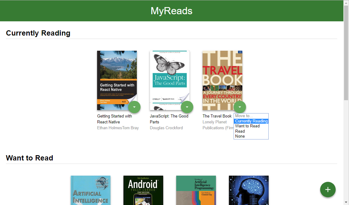 GitHub - GeorgiSap/myreads: Udacity Front End Developer Nanodegree ...