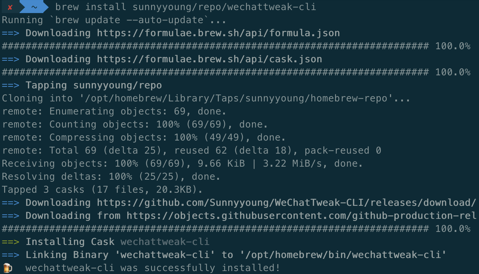 Mac M2 Pro 不生效 · Issue #581 · sunnyyoung/WeChatTweak-macOS · GitHub