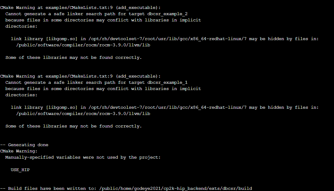Error: invalid preprocessing directive · Issue #469 · cp2k/dbcsr · GitHub