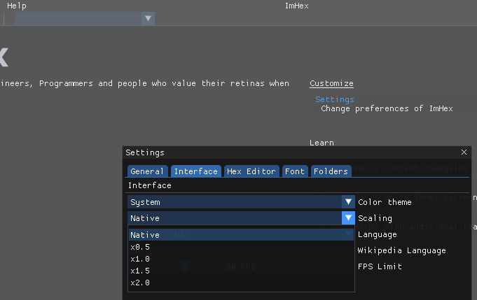 [Feature] Make DPI aware · Issue #489 · WerWolv/ImHex · GitHub