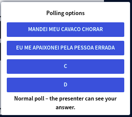 feat: multiple choice poll by ramonlsouza · Pull Request #13253 · bigbluebutton/bigbluebutton ...