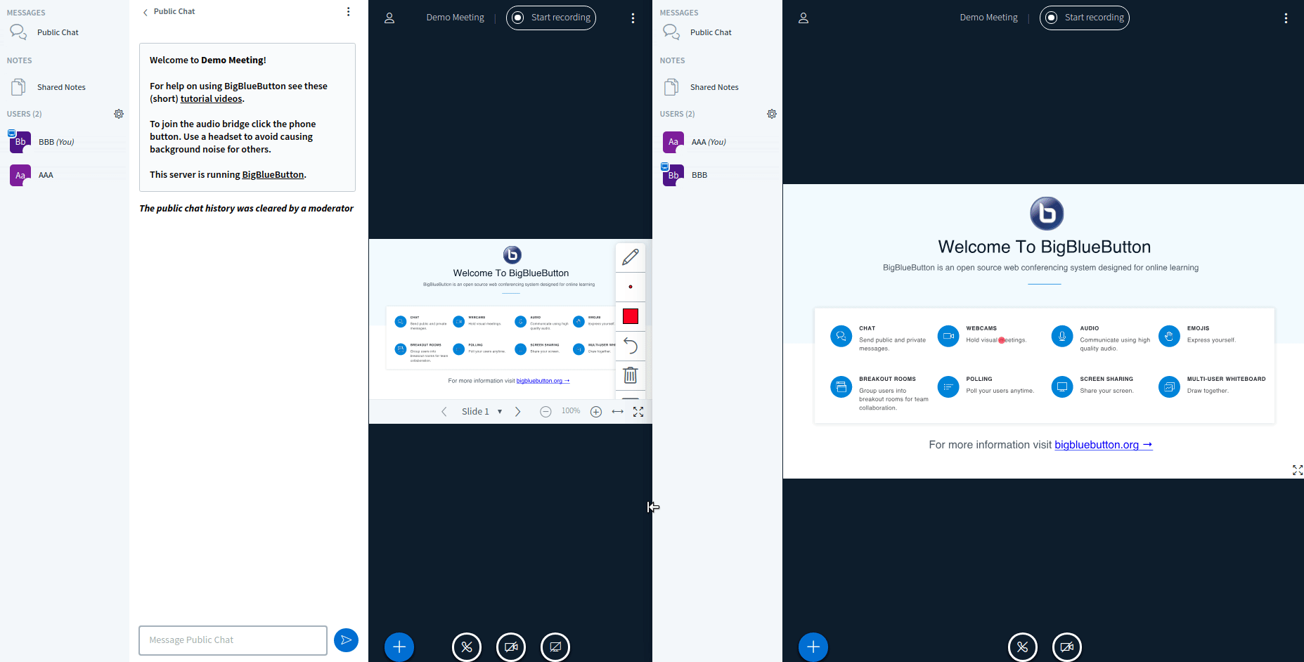 Demote/Promote a viewer isn't affecting Start recording · Issue #7115 · bigbluebutton ...