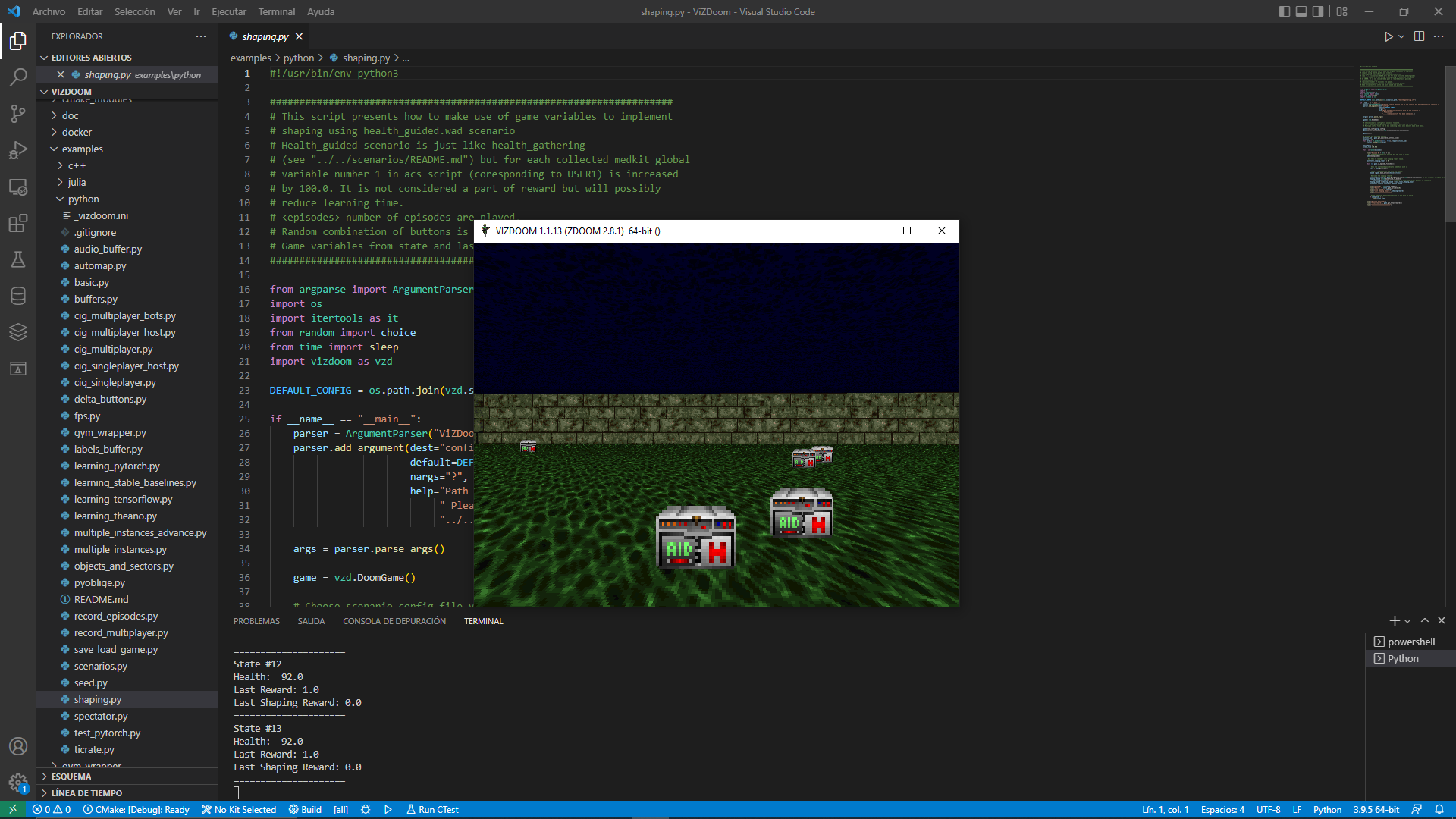 GitHub - patrick03524/Replica-Proyect-ViZDoom