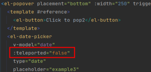 [Bug Report] el-popover中包含el-date-picker，el-date-picker选择后会自动关闭el-popover · Issue #6097 ...