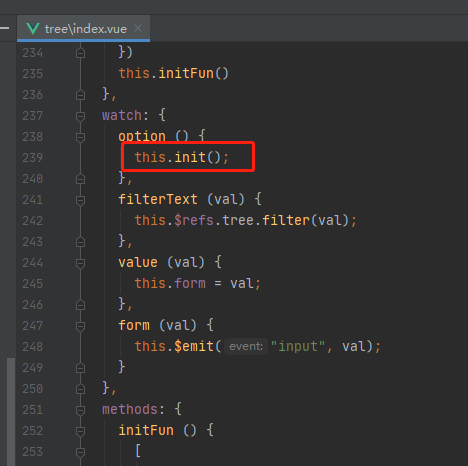 tree组件中没有定义init()方法 · Issue #401 · nmxiaowei/avue · GitHub