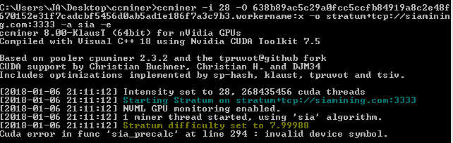 Cuda error in func 'sia_precalc' at line 294 : invalid device symbol. · Issue #131 · KlausT ...