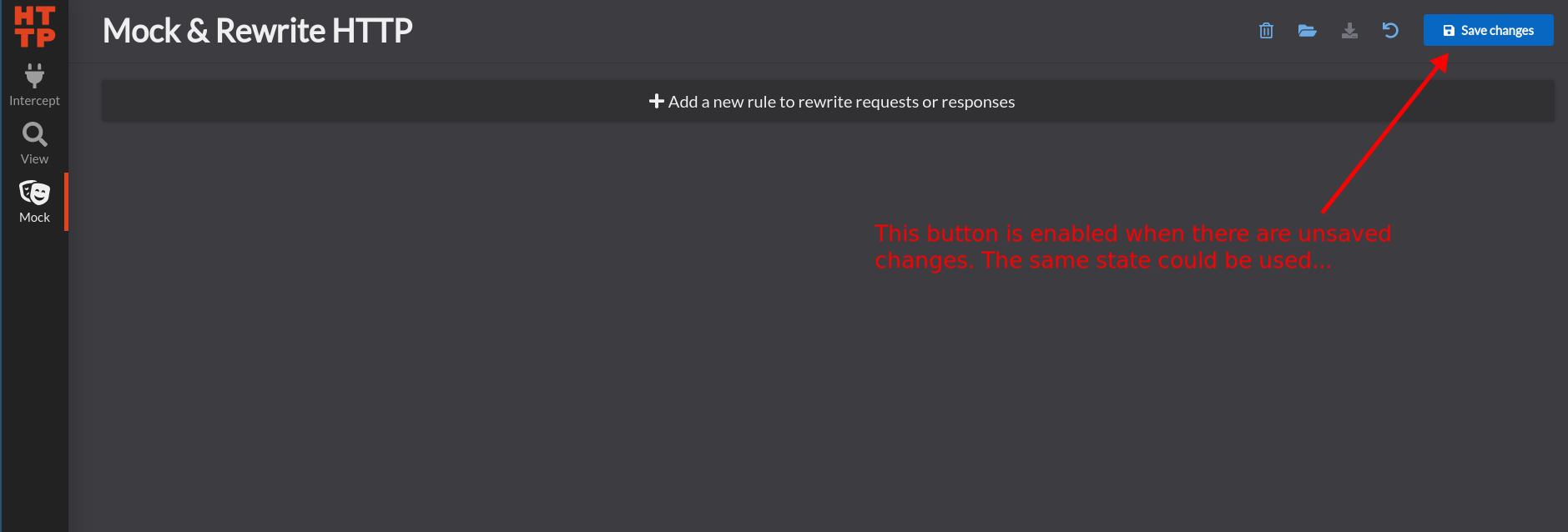 Warn when Mock Section is not saved? · Issue #186 · httptoolkit/httptoolkit · GitHub