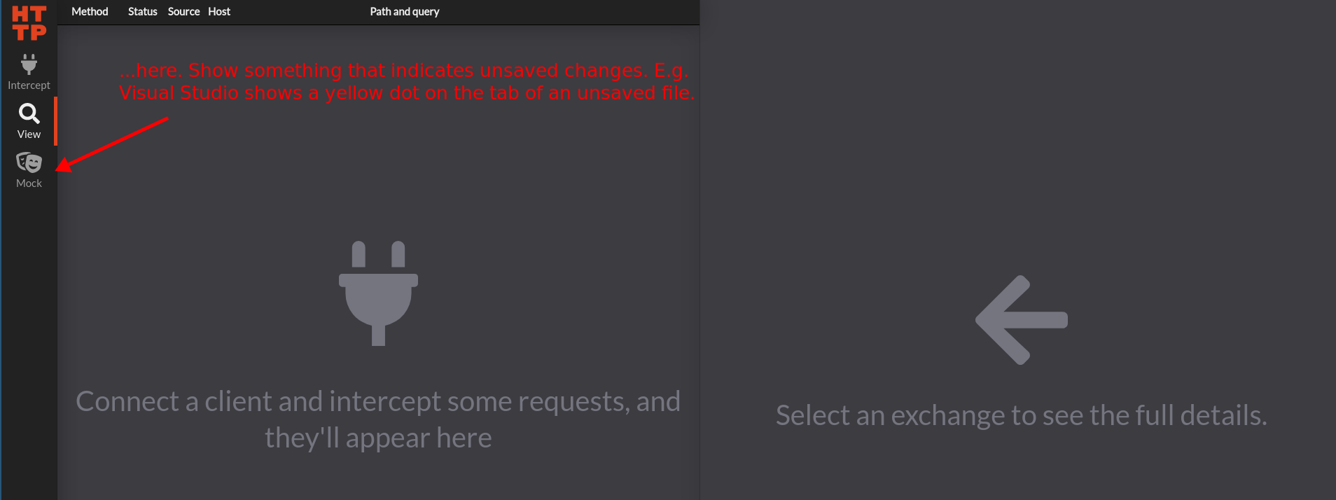 Warn when Mock Section is not saved? · Issue #186 · httptoolkit/httptoolkit · GitHub