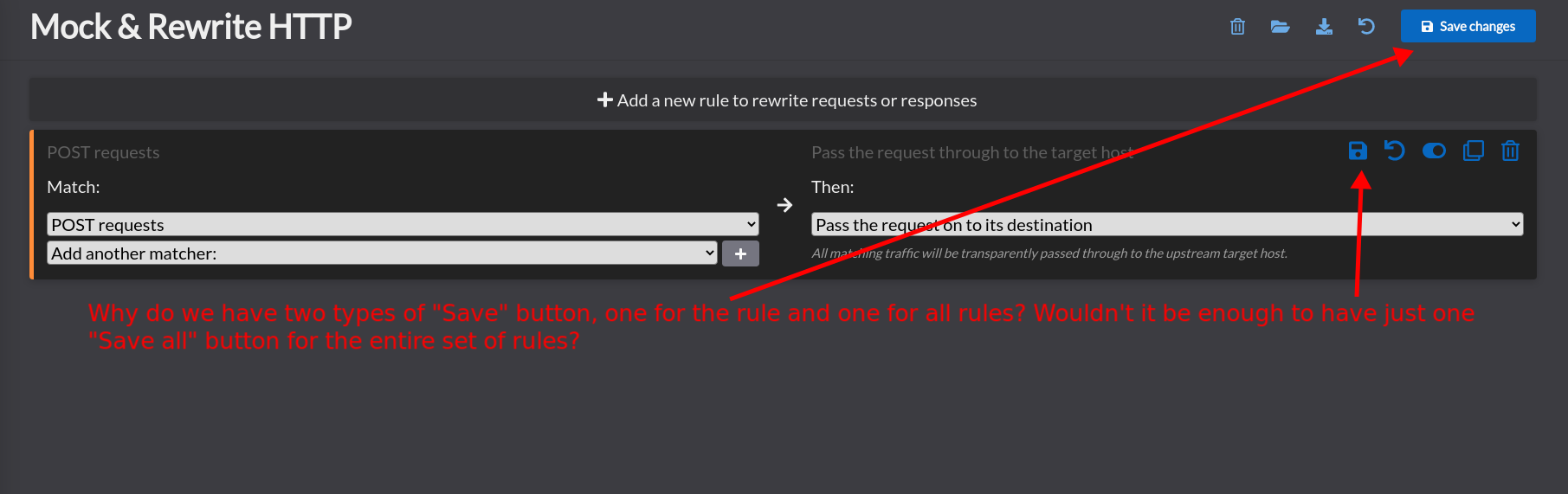 Warn when Mock Section is not saved? · Issue #186 · httptoolkit/httptoolkit · GitHub