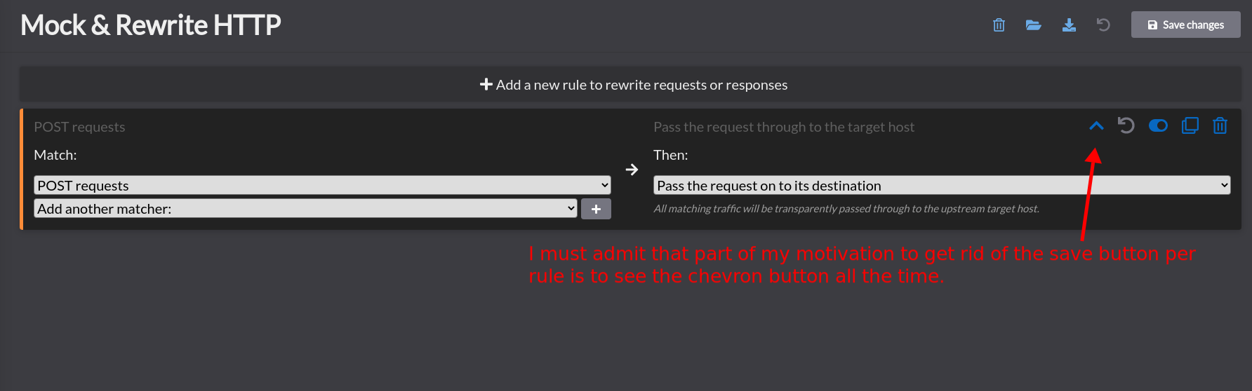 Warn when Mock Section is not saved? · Issue #186 · httptoolkit/httptoolkit · GitHub