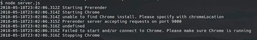 Error: unable to find Chrome install. Please specify with chromeLocation · Issue #513 ...