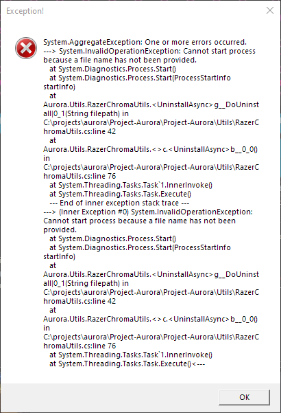 Can't install/reinstall Auroras Chroma integration · Issue #2180 · antonpup/Aurora · GitHub