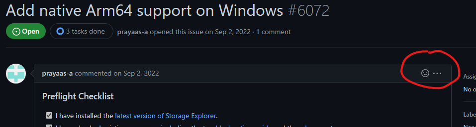 ARM64 on Windows Support · Issue #6401 · microsoft/AzureStorageExplorer · GitHub