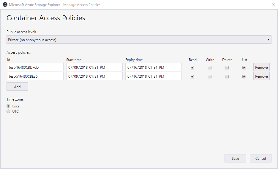 Merge ACL and Set Public Access dialogs · Issue #393 · microsoft/AzureStorageExplorer · GitHub