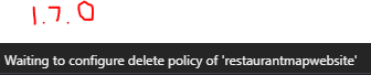 Show a confusing message when configuring soft delete policy for blob containers · Issue #1293 ...