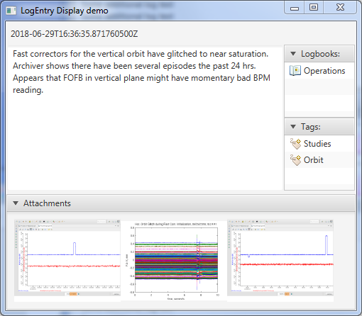 In memory logbook with markup support · Issue #64 · ControlSystemStudio/phoebus · GitHub