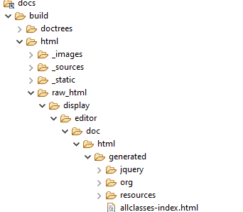 Online help no longer includes plain html from doc sources · Issue ...