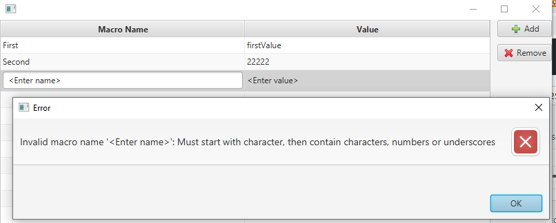 Macros dialog editing behaviour improvement · Issue #1324 · ControlSystemStudio/phoebus · GitHub