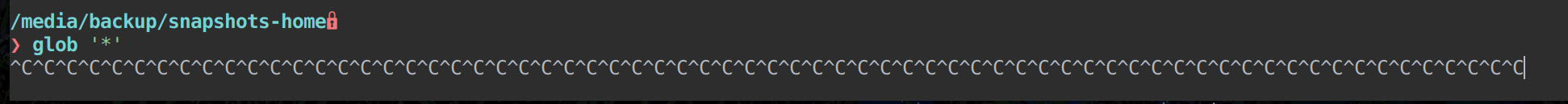 `glob` should respond to `ctrl+c` while collecting items · Issue #9002 · nushell/nushell · GitHub