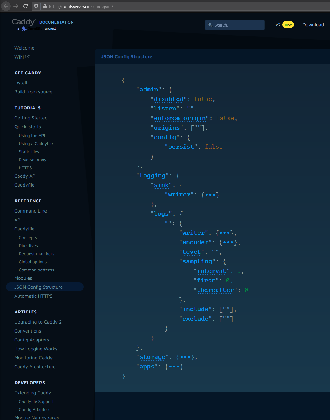 Empty page in docs in Firefox browser · Issue #4067 · caddyserver/caddy · GitHub