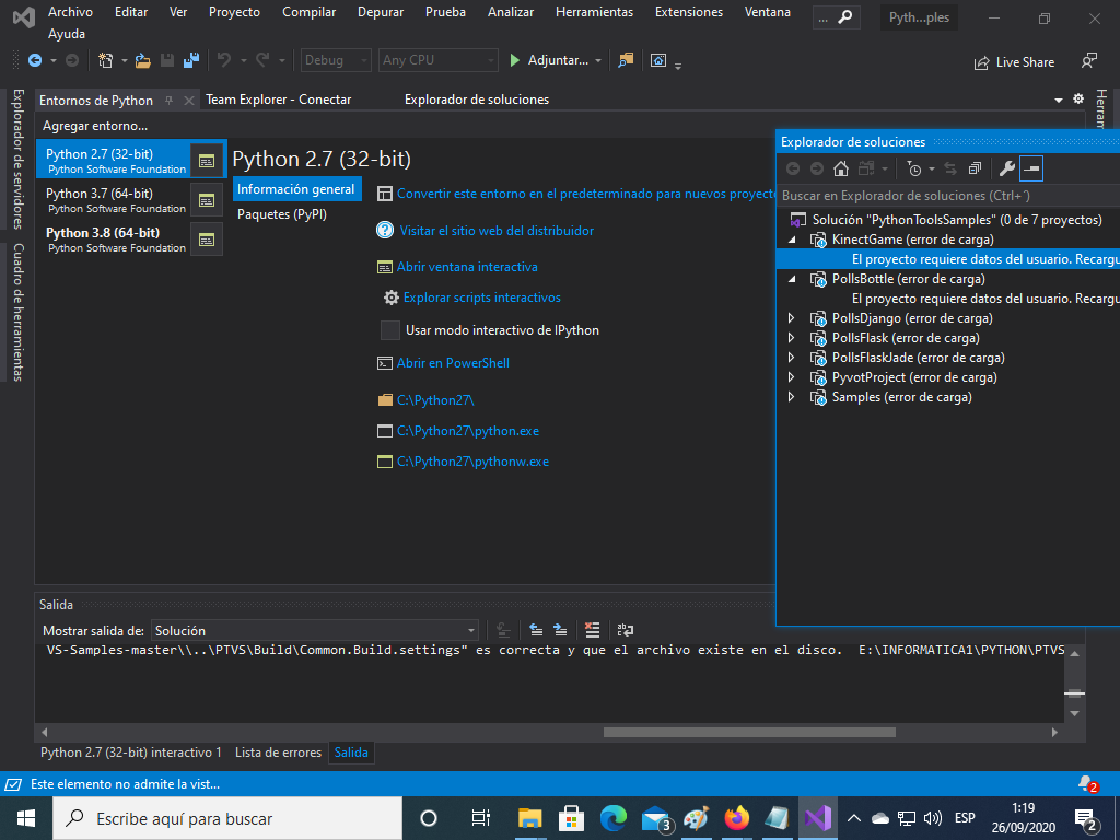 How can i run python samples in ptvs ? · Issue #6261 · microsoft/PTVS · GitHub