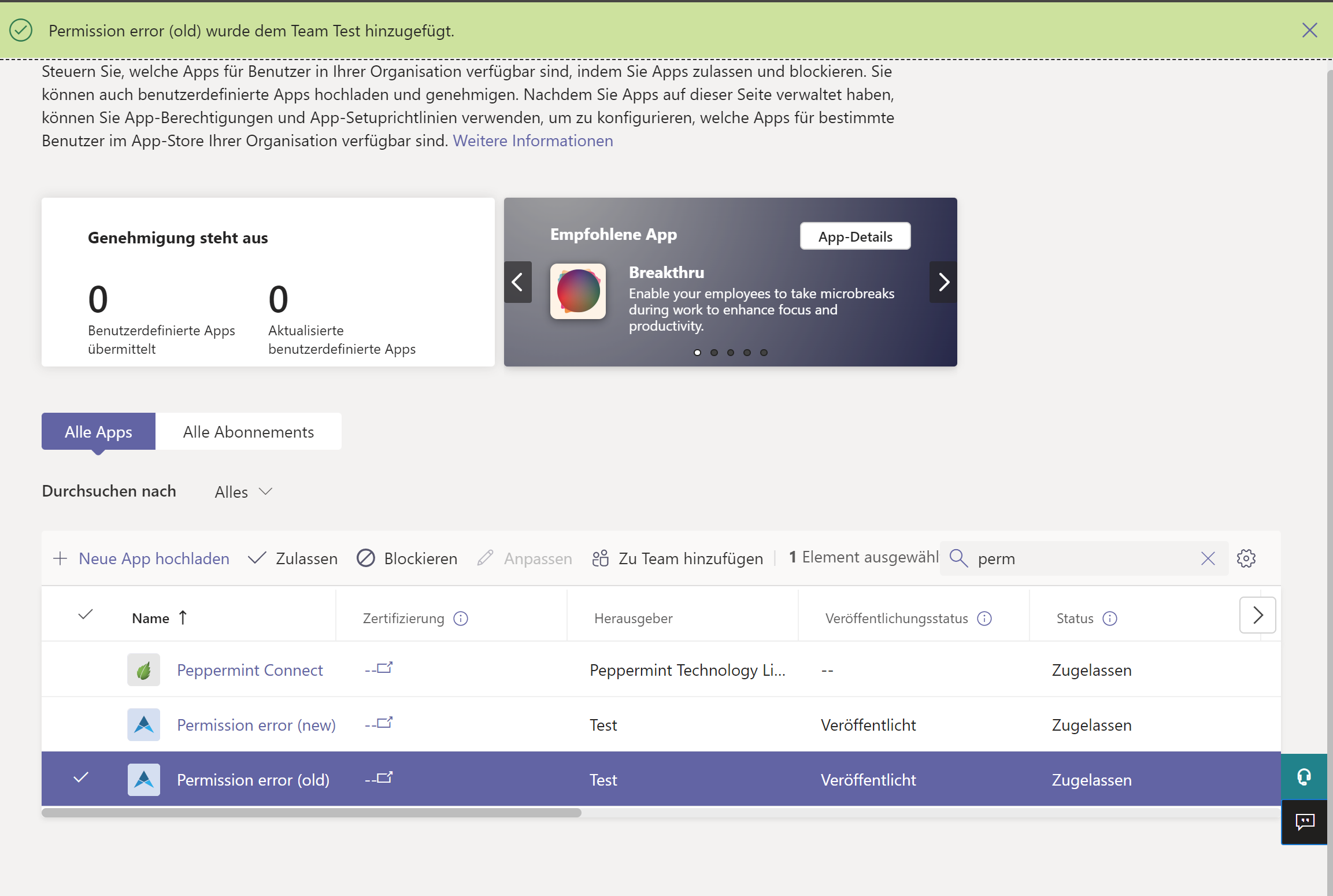 RSC app with manifest version 1.13 not installable by admins · Issue #1677 · OfficeDev/microsoft ...