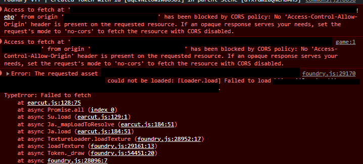 V11 S3 Cache Chromium CORS · Issue #9644 · foundryvtt/foundryvtt · GitHub