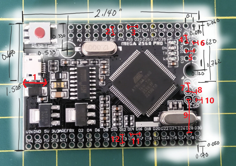New Module: Arduino MEGA 2560 Pro (also sold as Mega 2560 Embed ...