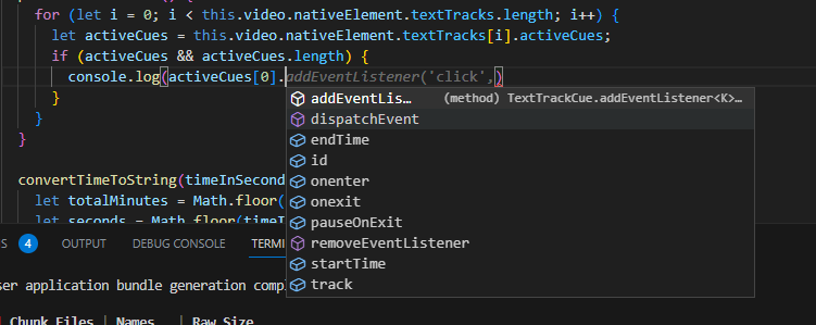 Property 'line' does not exist on type 'TextTrackCue'. · Issue #50646 · angular/angular · GitHub