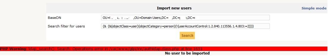[9.4.1.1] LDAP import error · Issue #5775 · glpi-project/glpi · GitHub