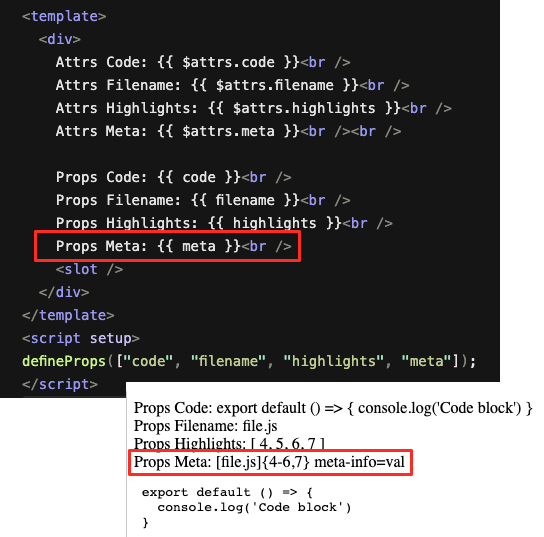 ProseCode doesn't receive the right prop value for meta · Issue #2059 ... ProseCode doesn't receive the right prop value for meta · Issue #2059 ...