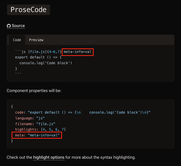 ProseCode doesn't receive the right prop value for meta · Issue #2059 ... ProseCode doesn't receive the right prop value for meta · Issue #2059 ...