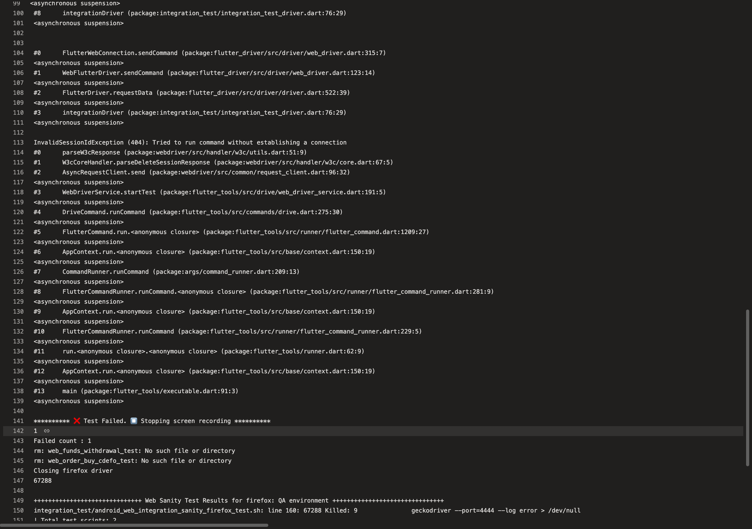 Geckodriver is throwing an error using with flutter · Issue #2124 · mozilla/geckodriver · GitHub
