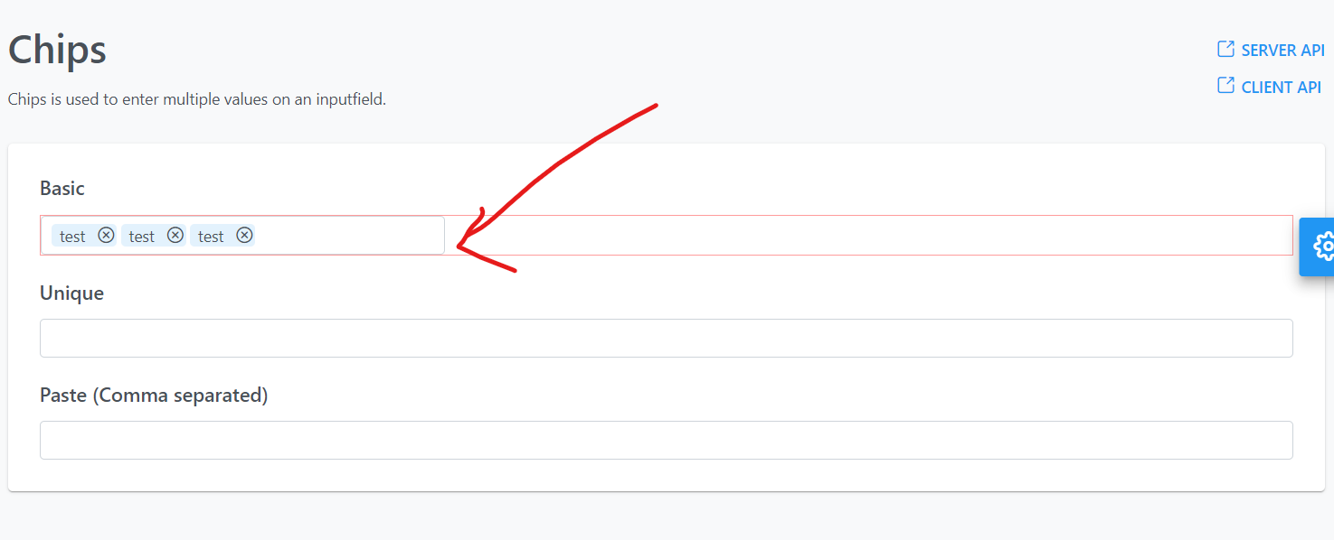 Chips: Not streched to full container size within InputGroup · Issue #9289 · primefaces ...